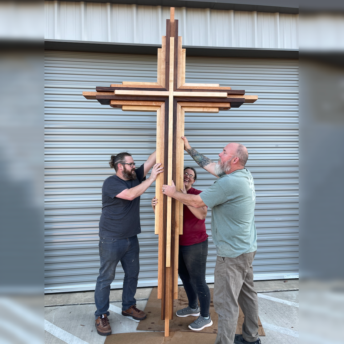 Large Wooden Church Cross – Dennehey Design Co.