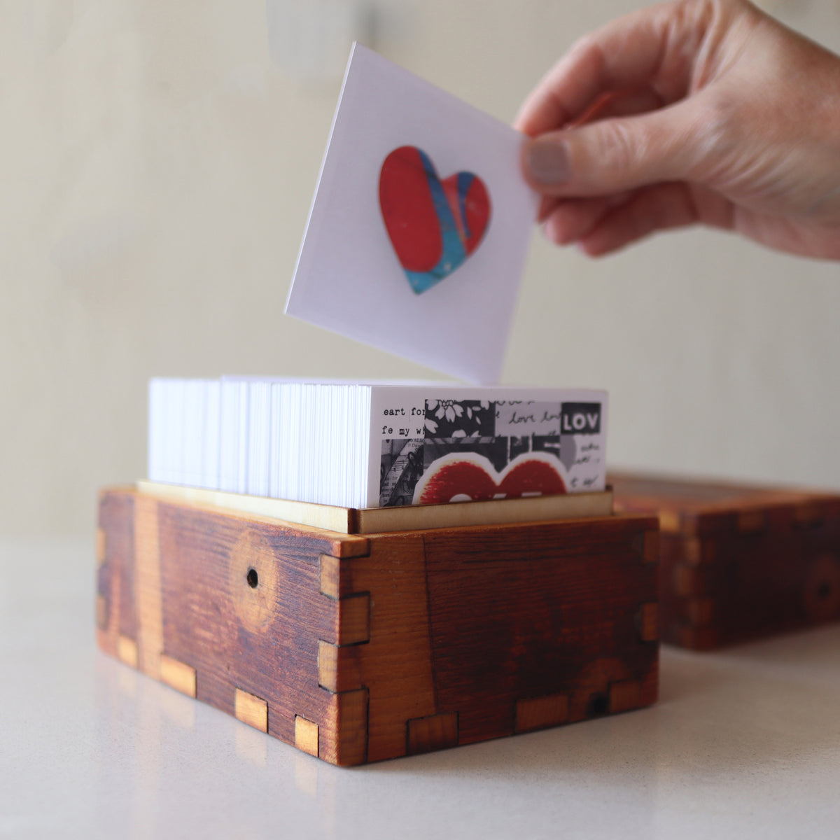 365 Box Bundle | 365 Heartwork Cards + Reclaimed Wooden Box – Dennehey ...