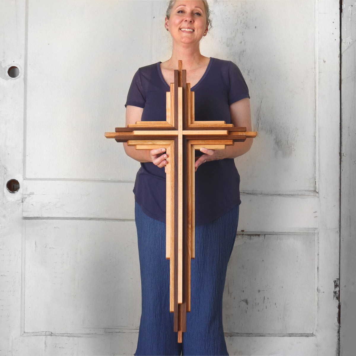Large Wooden Church Cross – Dennehey Design Co.