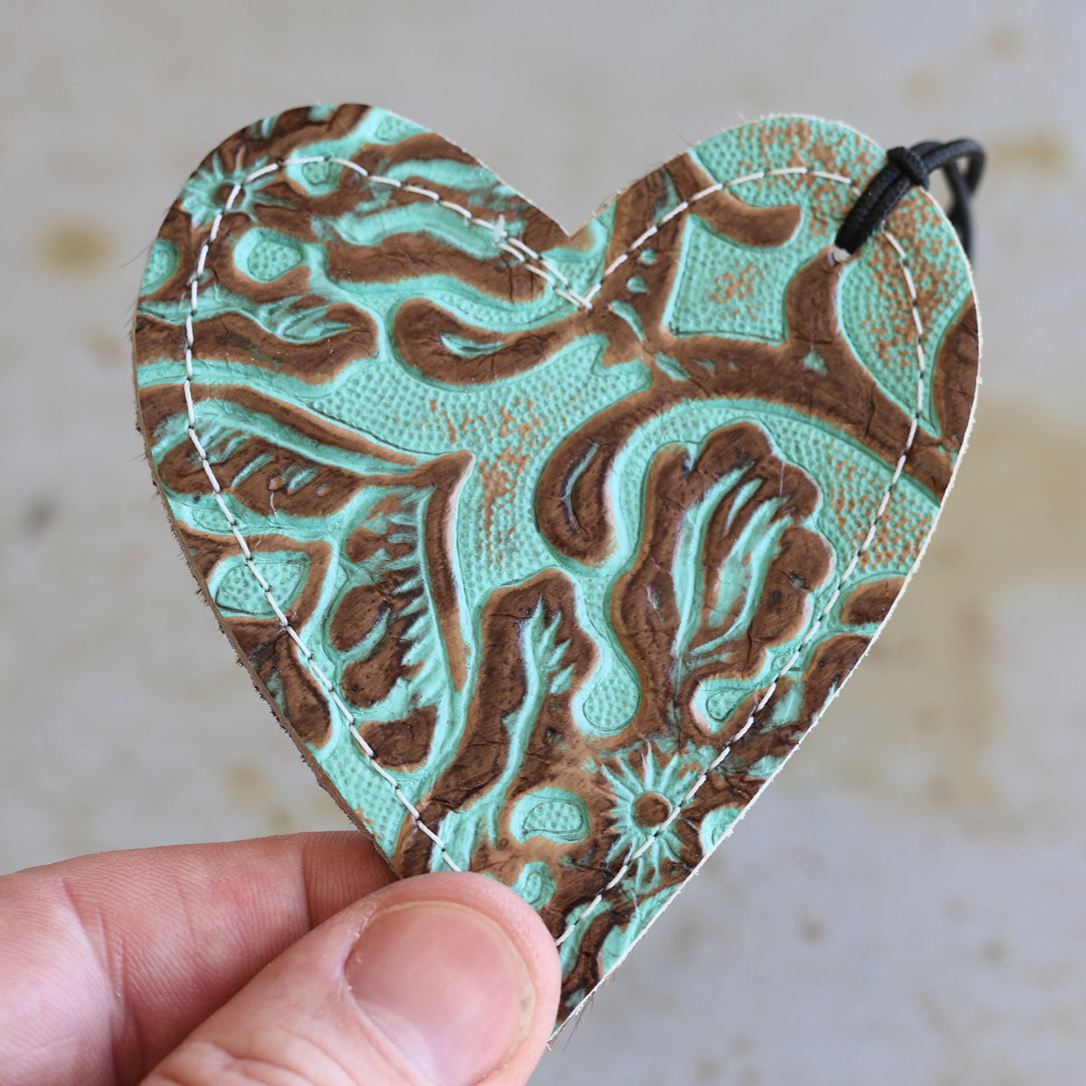 Cowhide Heart Charms – Dennehey Design Co.