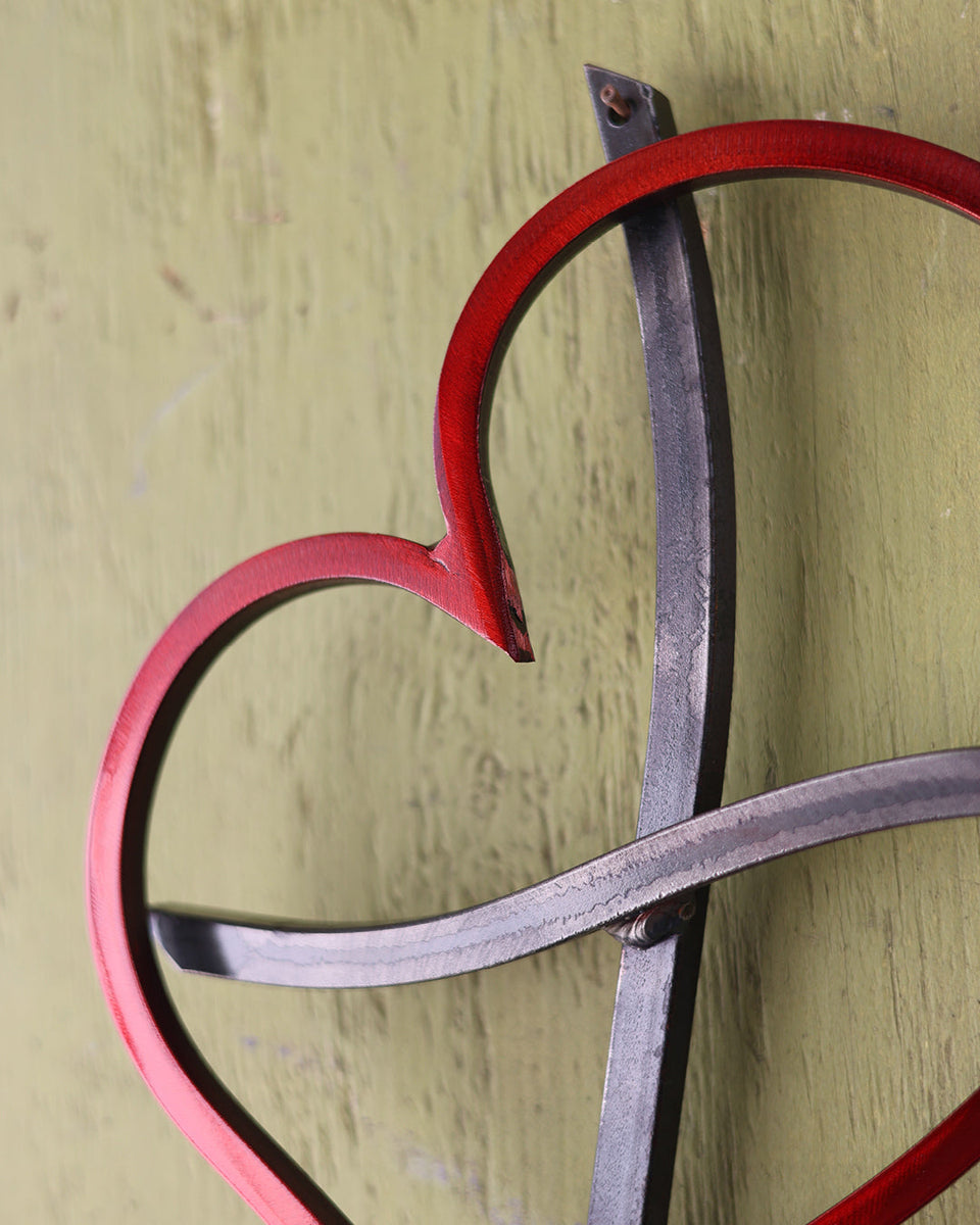 Blooming Heart Cross – Dennehey Design Co.