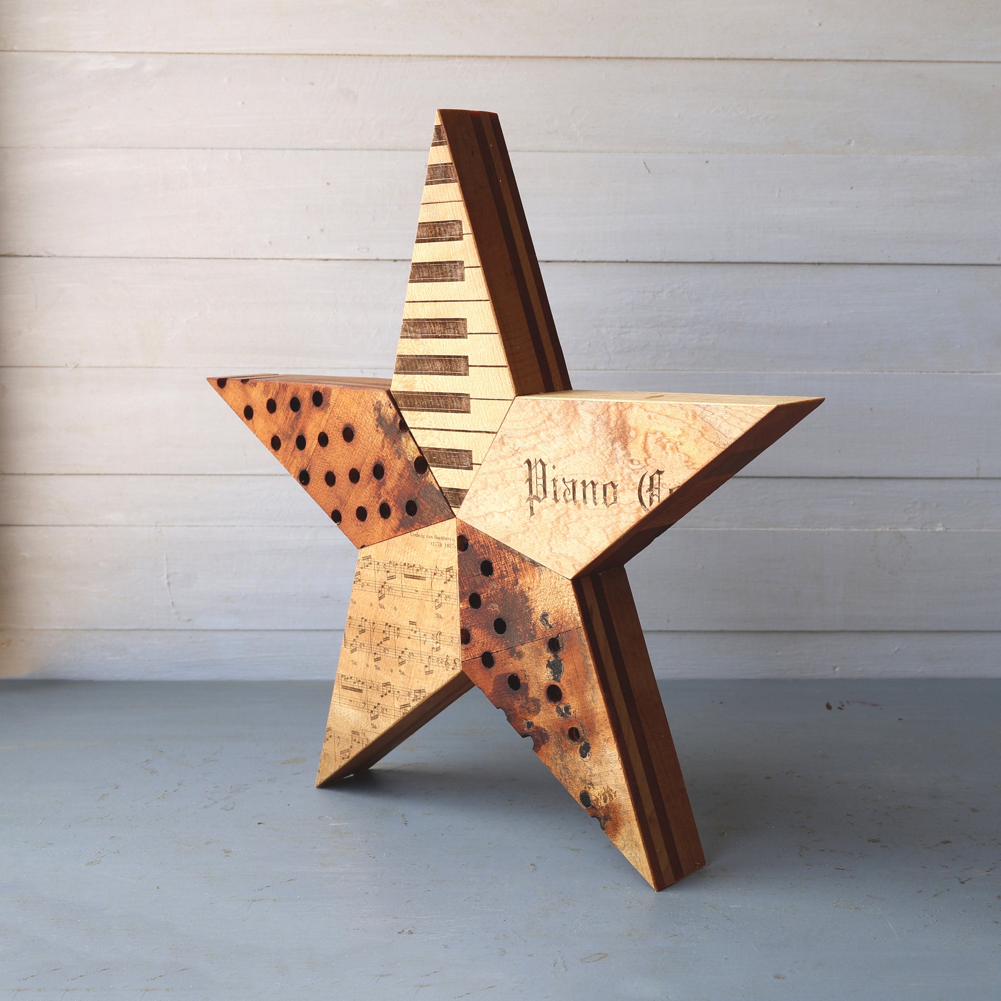 Engraved Piano Stars – Dennehey Design Co.