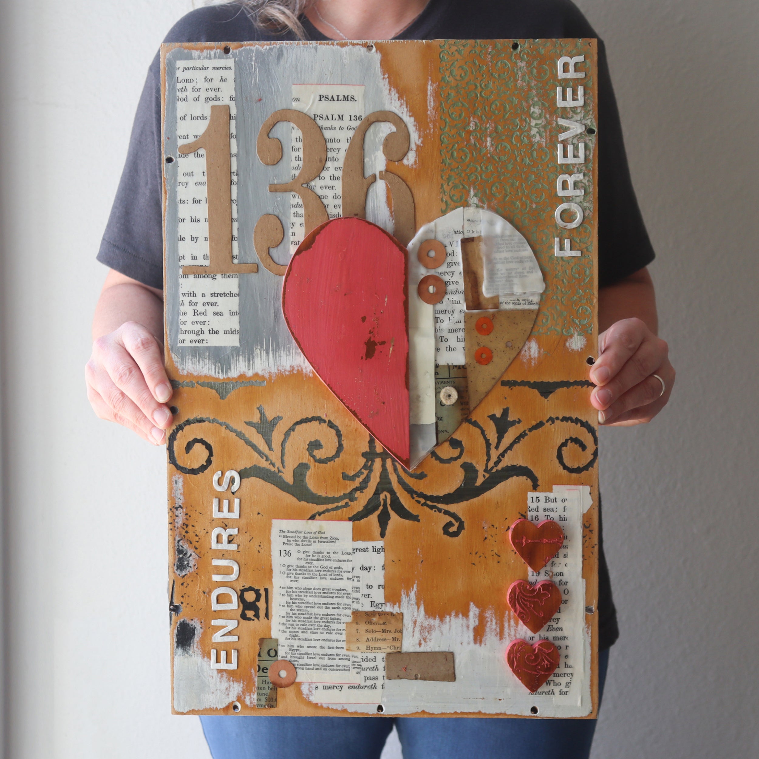 His Love Endures Forever Collage – Dennehey Design Co.