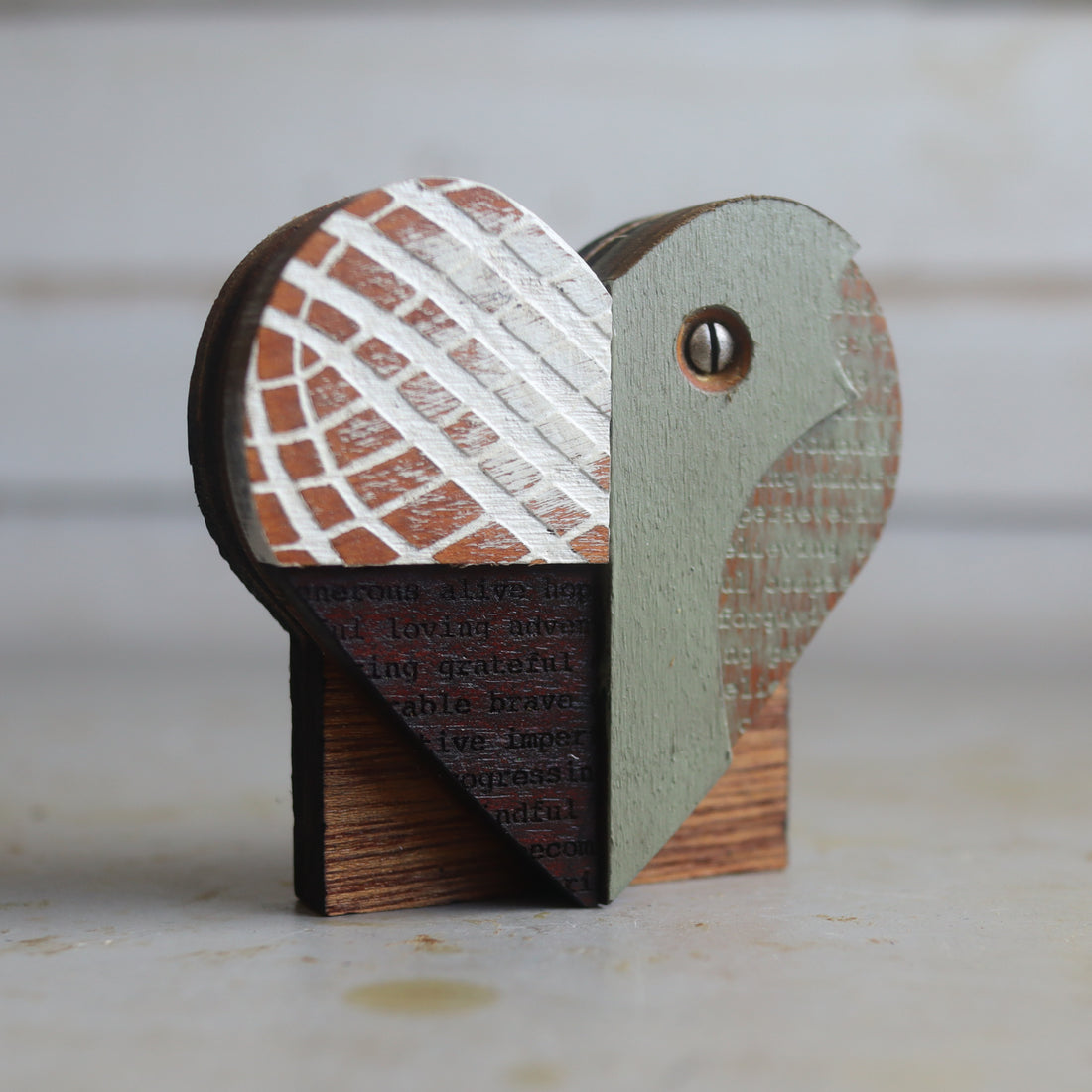Reclaimed Wooden Heart Emojis – Dennehey Design Co.