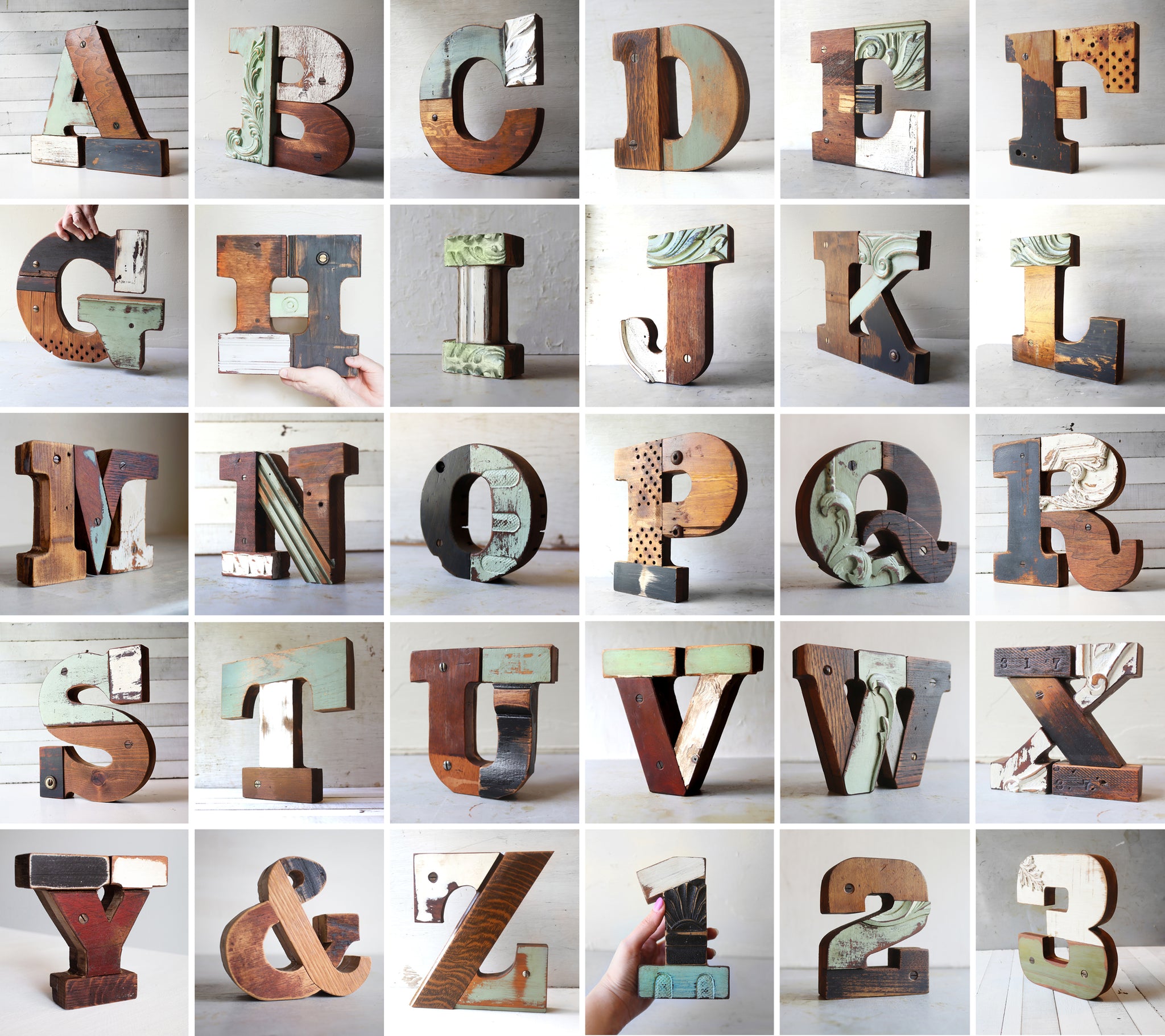 Reclaimed Wooden Letters – Dennehey Design Co.
