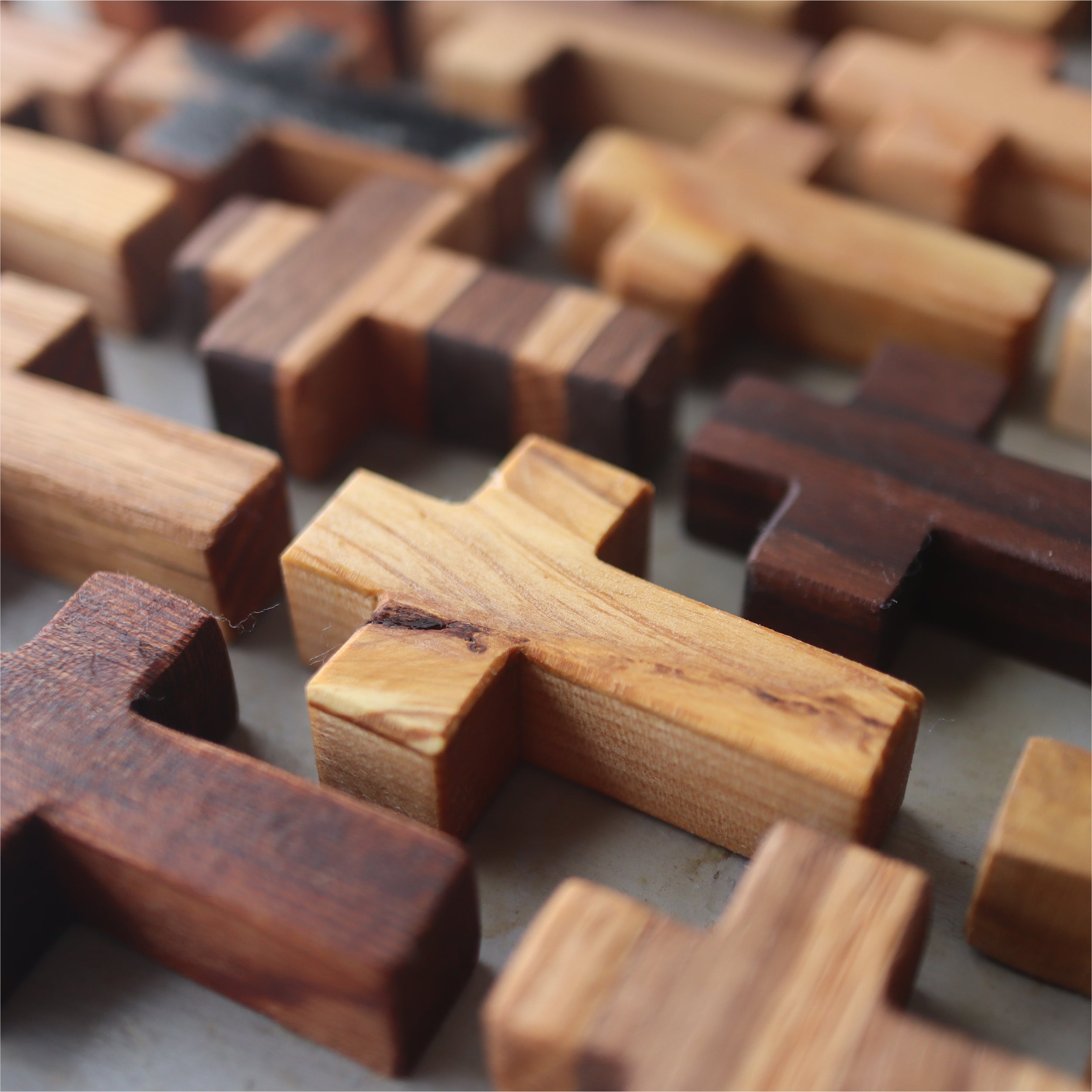 Handmade Wooden Pocket Crosses – Dennehey Design Co.