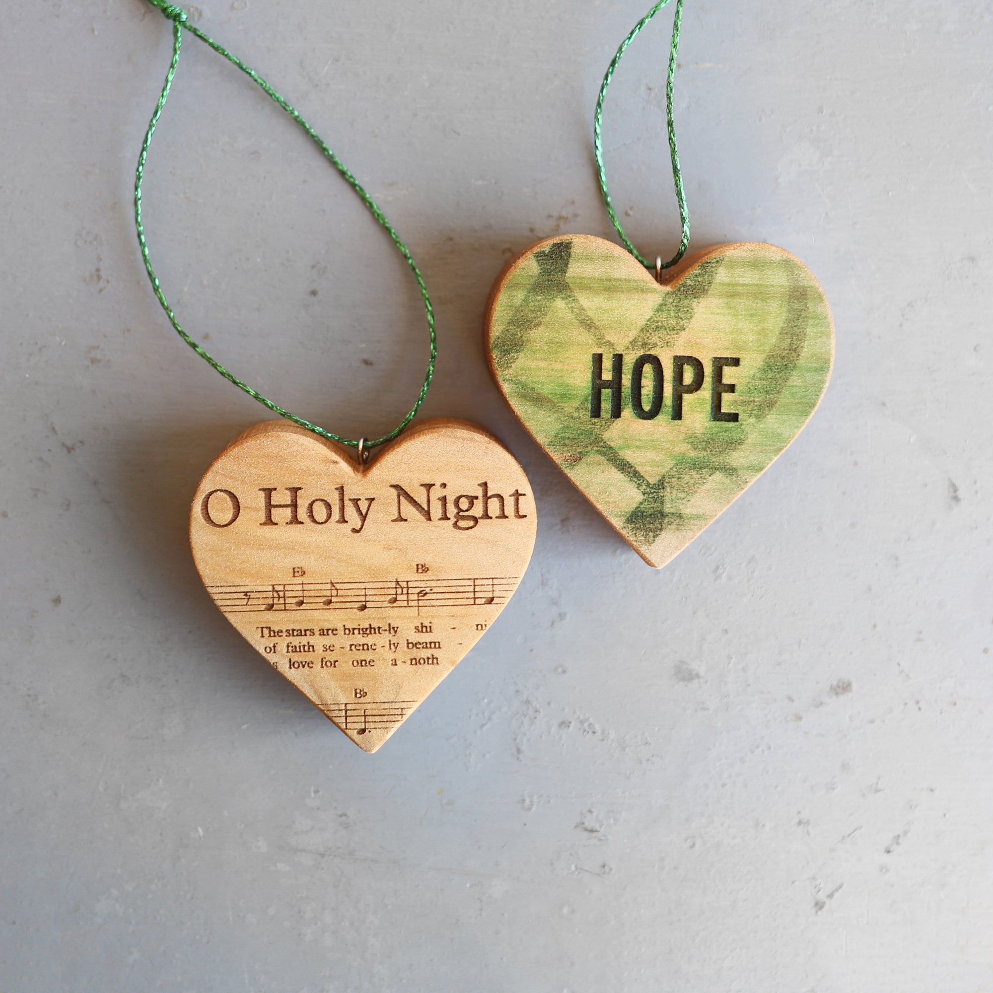 Christmas Carol Heart Ornaments – Dennehey Design Co.
