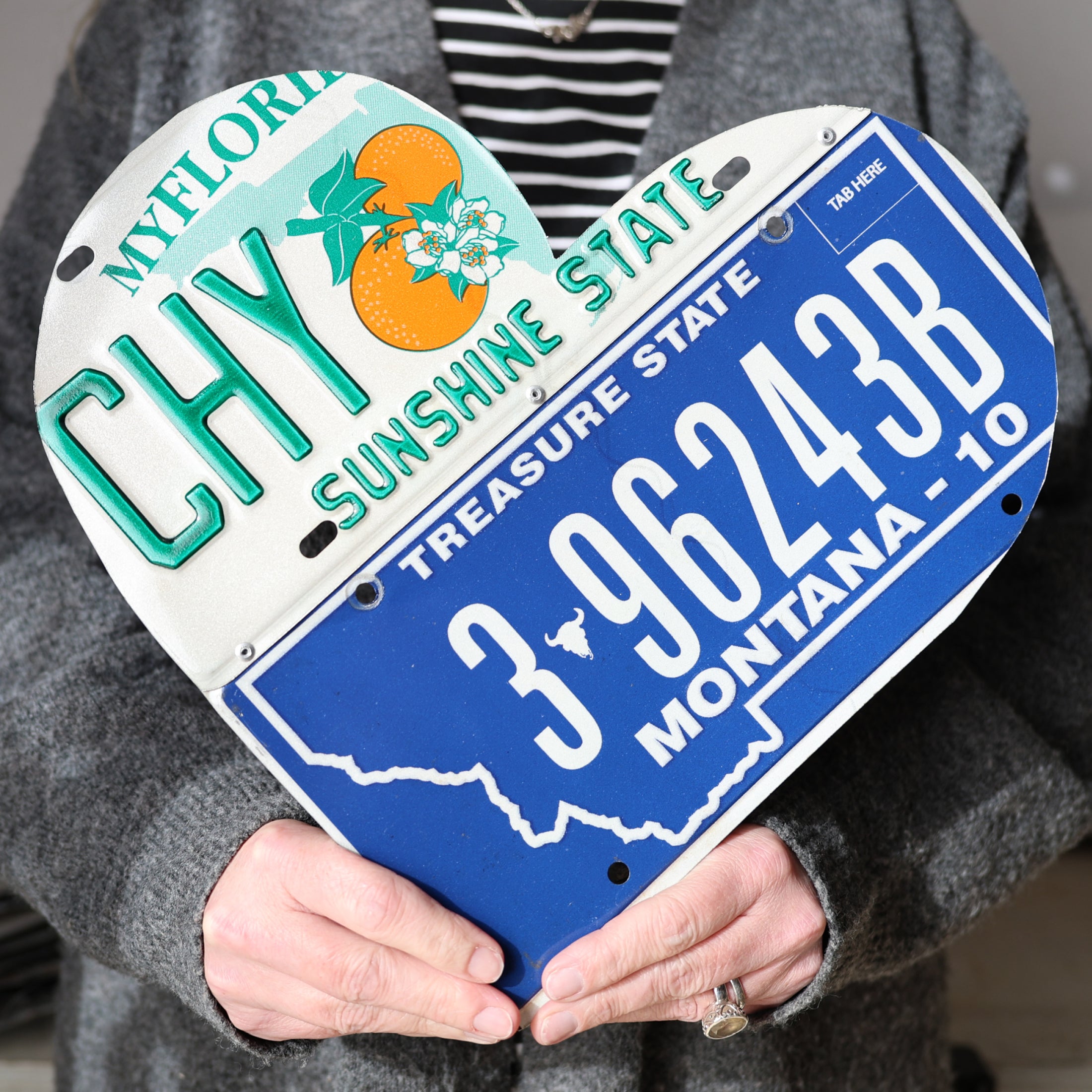 State Plate Heart Art – Dennehey Design Co.