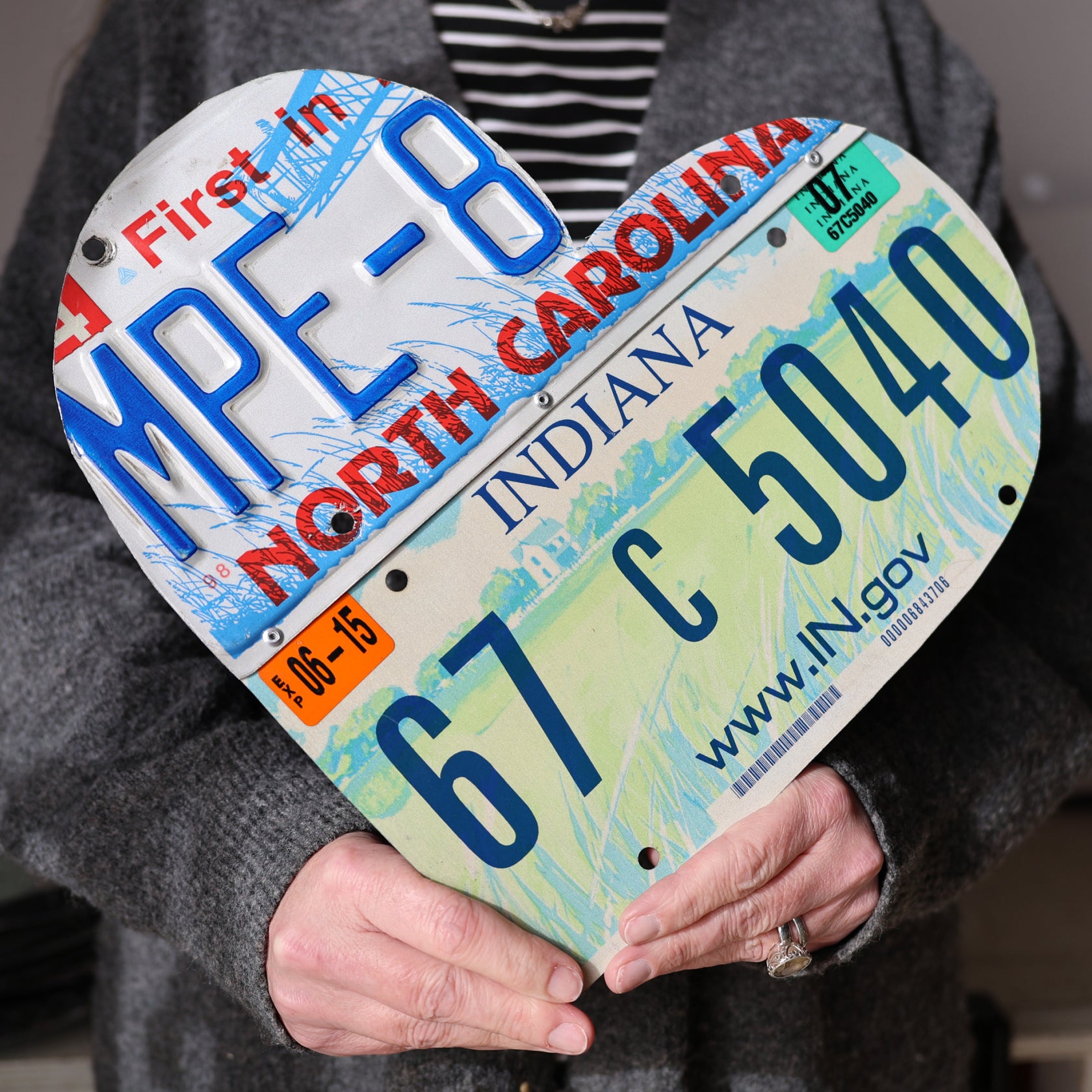 State Plate Heart Art – Dennehey Design Co.