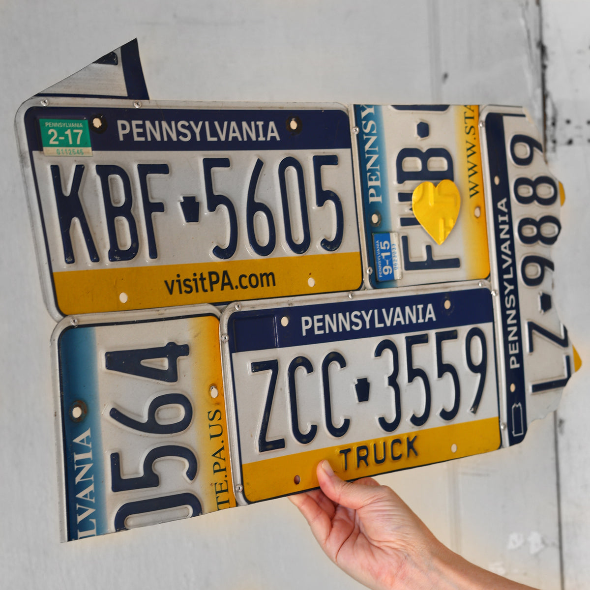 License Plate State Art – Dennehey Design Co.