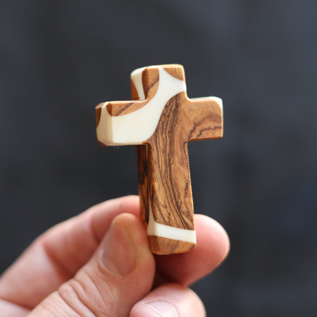 Reclaimed Olive & Resin Pocket Crosses – Dennehey Design Co.