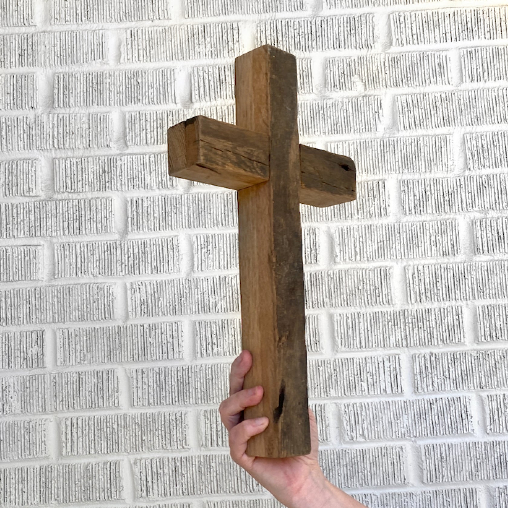 Rustic Wooden Cross – Dennehey Design Co.
