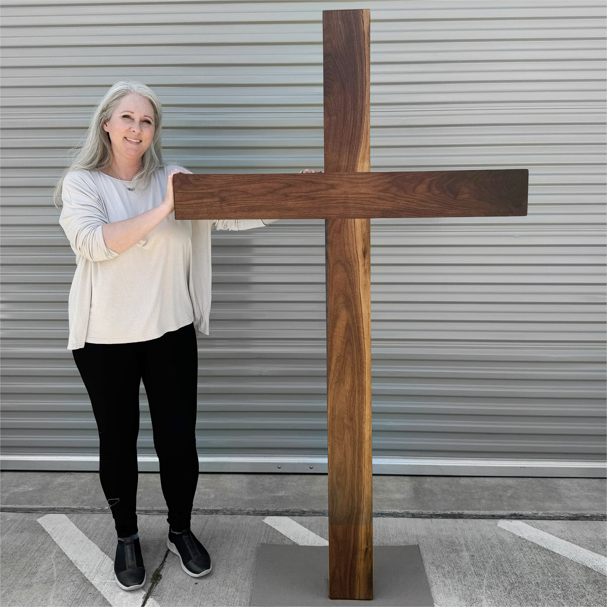 Rustic Wooden Cross – Dennehey Design Co.