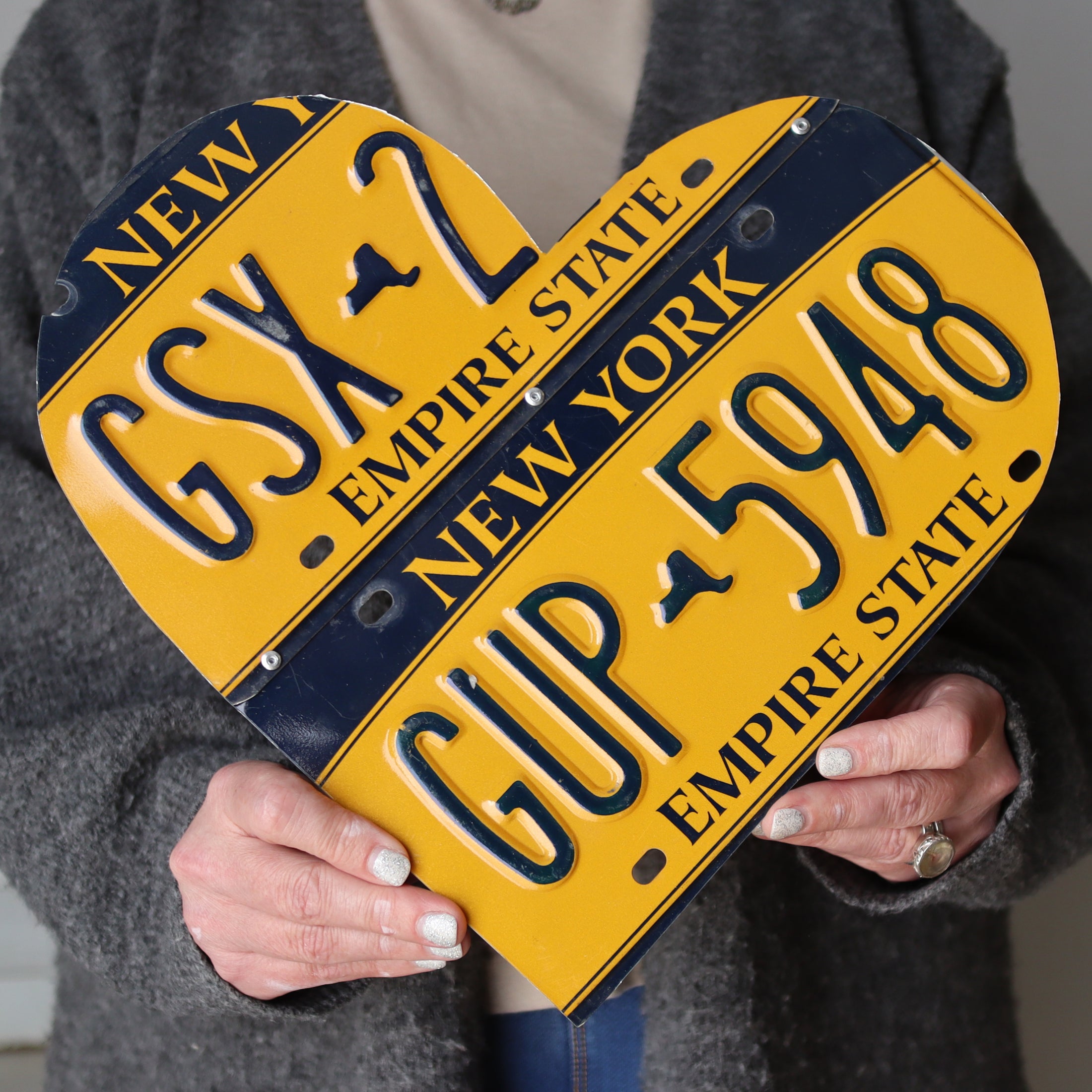 State Plate Heart Art – Dennehey Design Co.