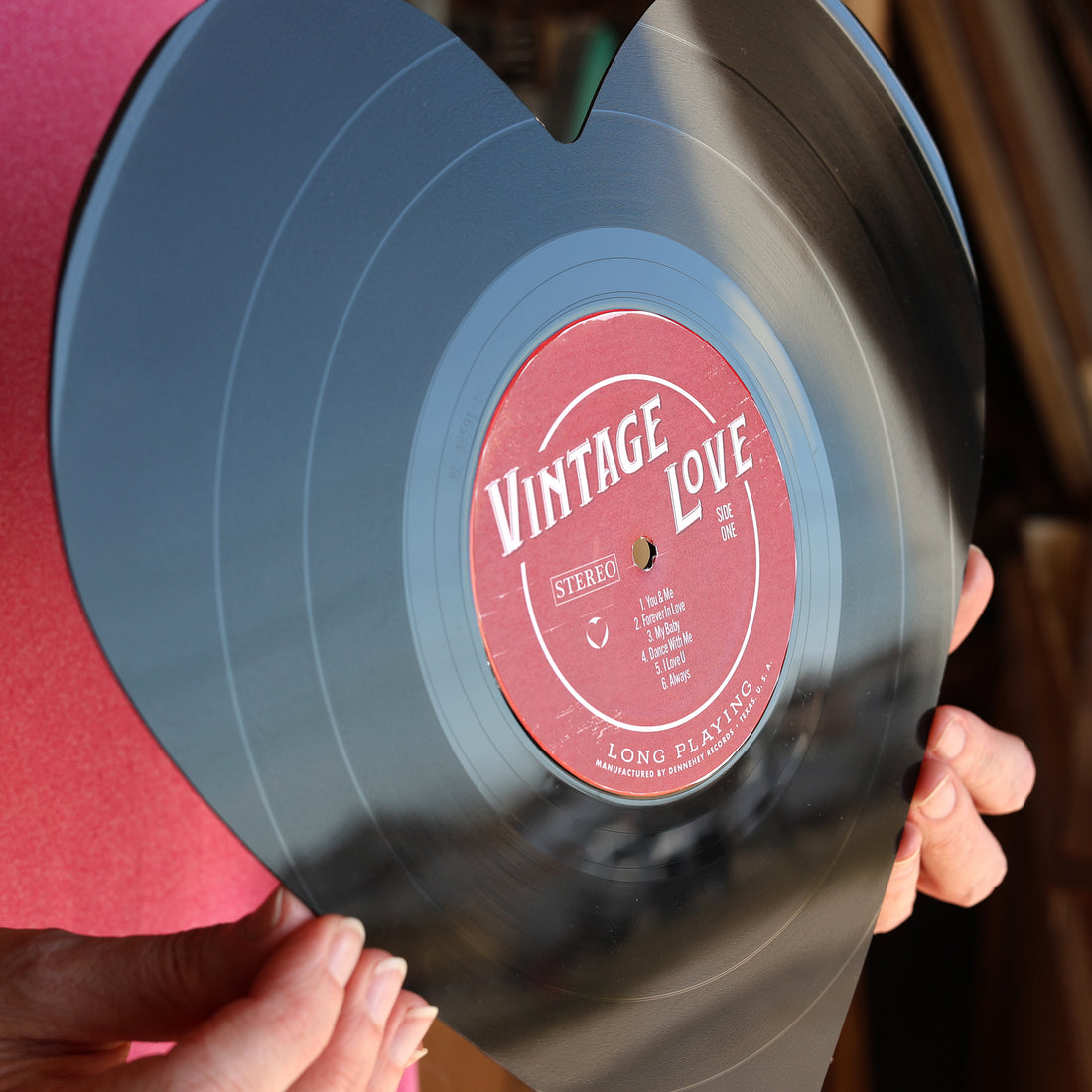 Vintage Vinyl Heart Art – Dennehey Design Co.