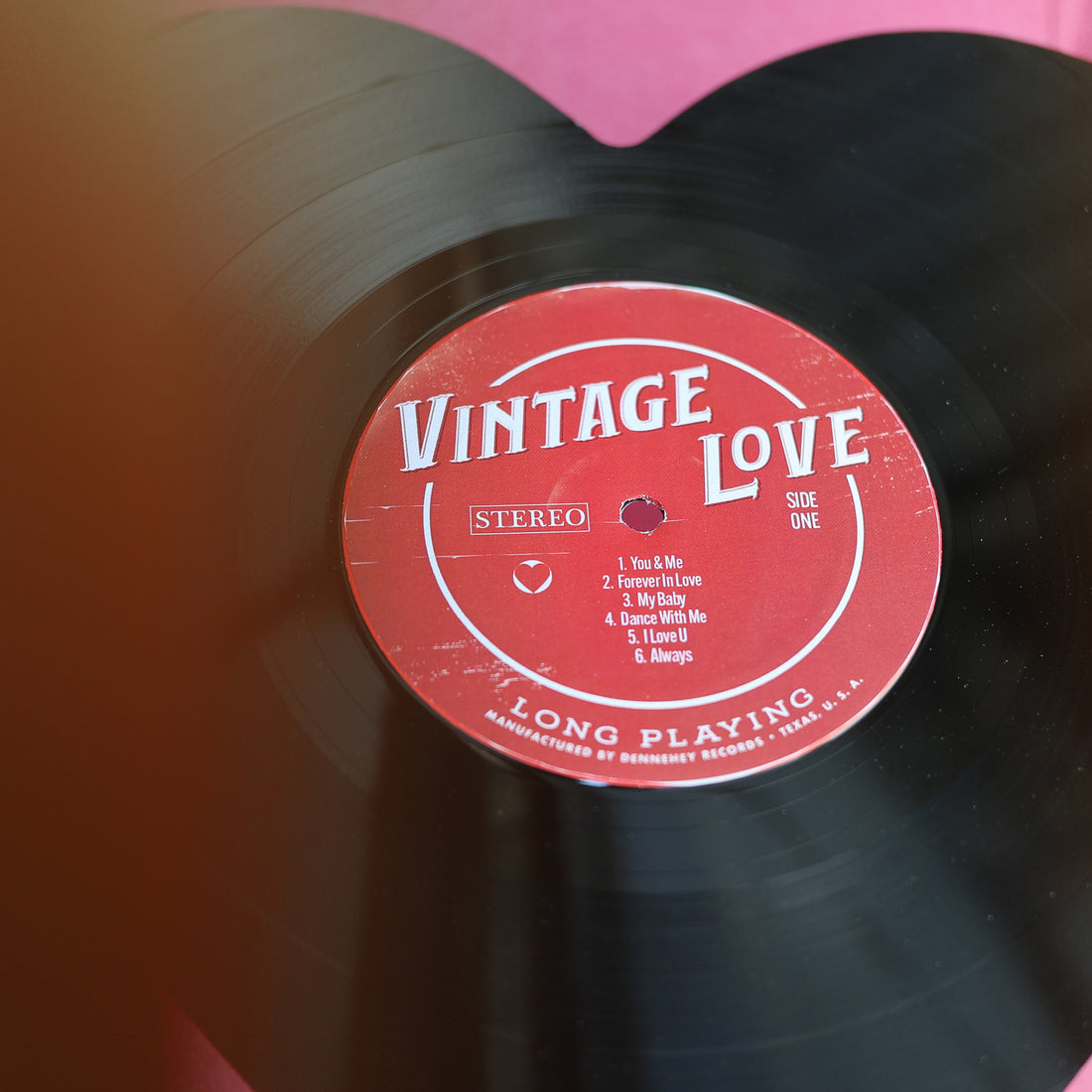 Vintage Vinyl Heart Art – Dennehey Design Co.
