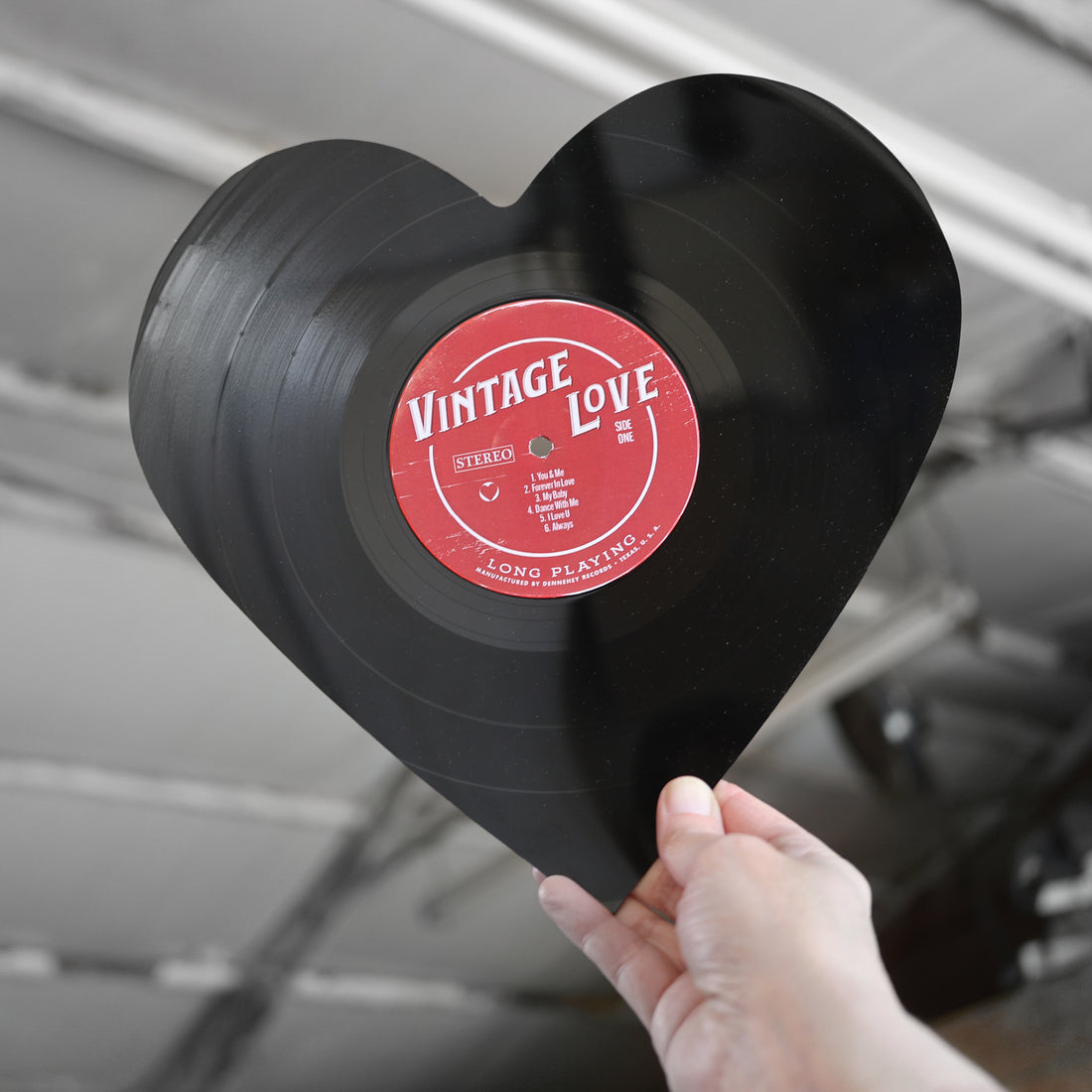 Vintage Vinyl Heart Art – Dennehey Design Co.