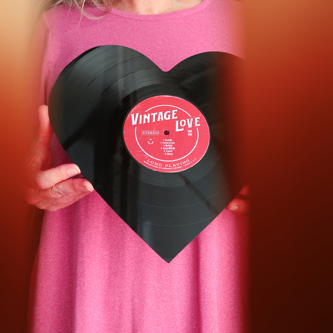 Vintage Vinyl Heart Art – Dennehey Design Co.