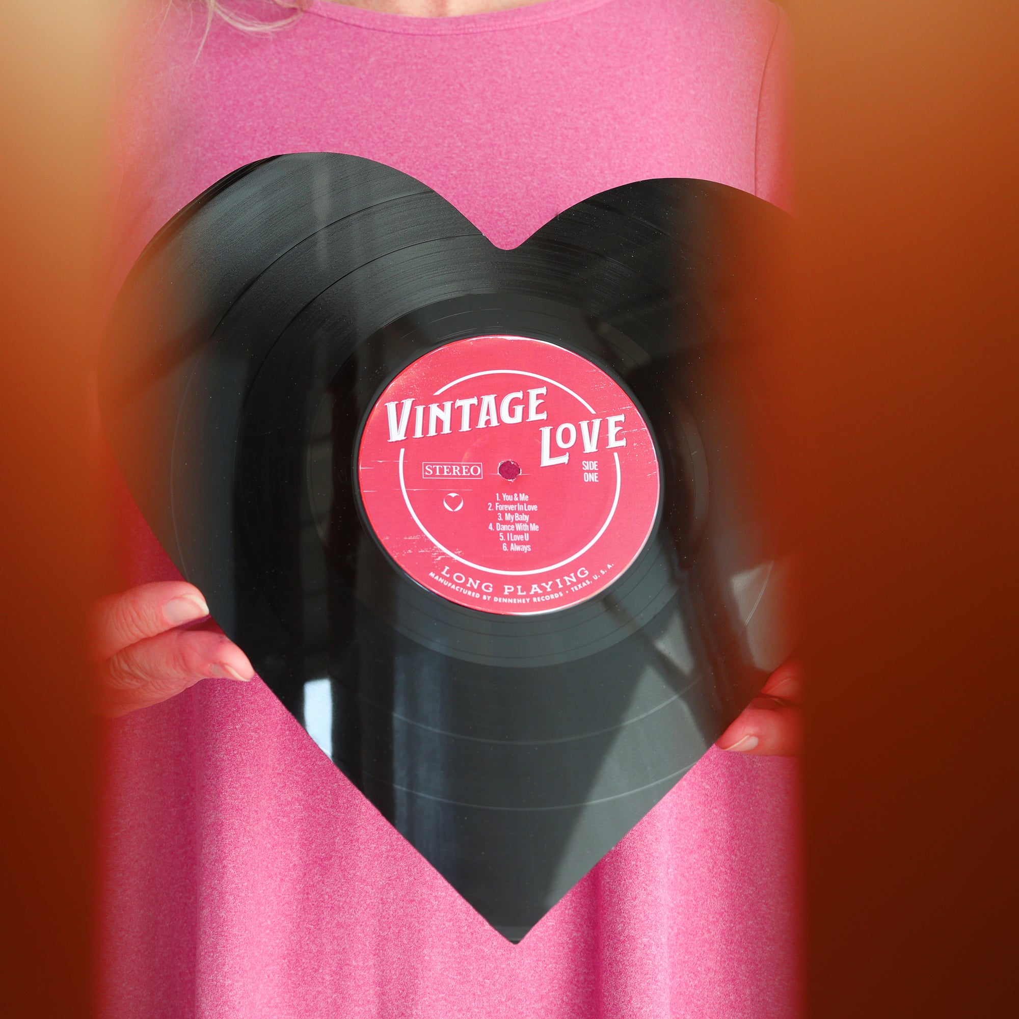 Vintage Vinyl Heart Art – Dennehey Design Co.