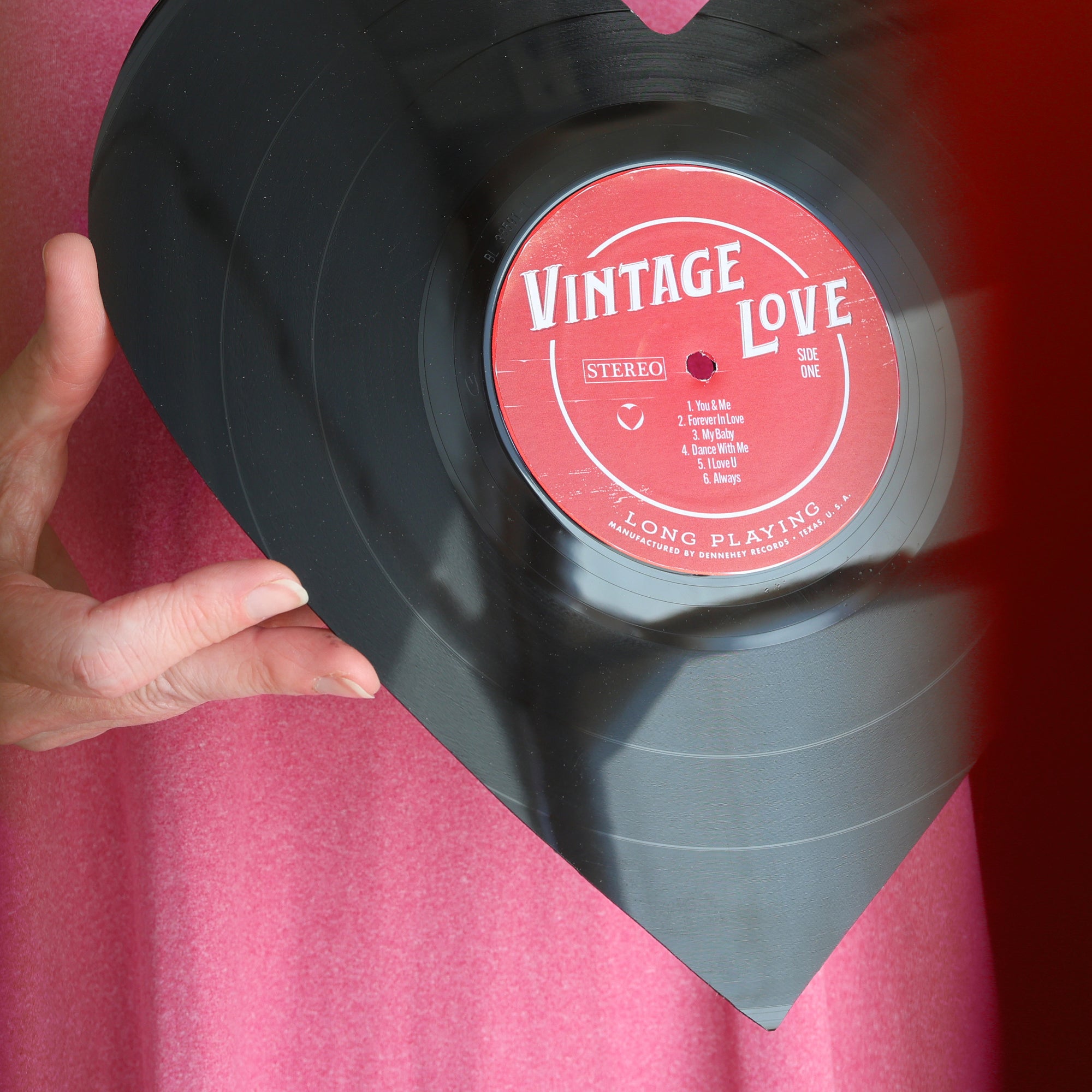 Vintage Vinyl Heart Art – Dennehey Design Co.