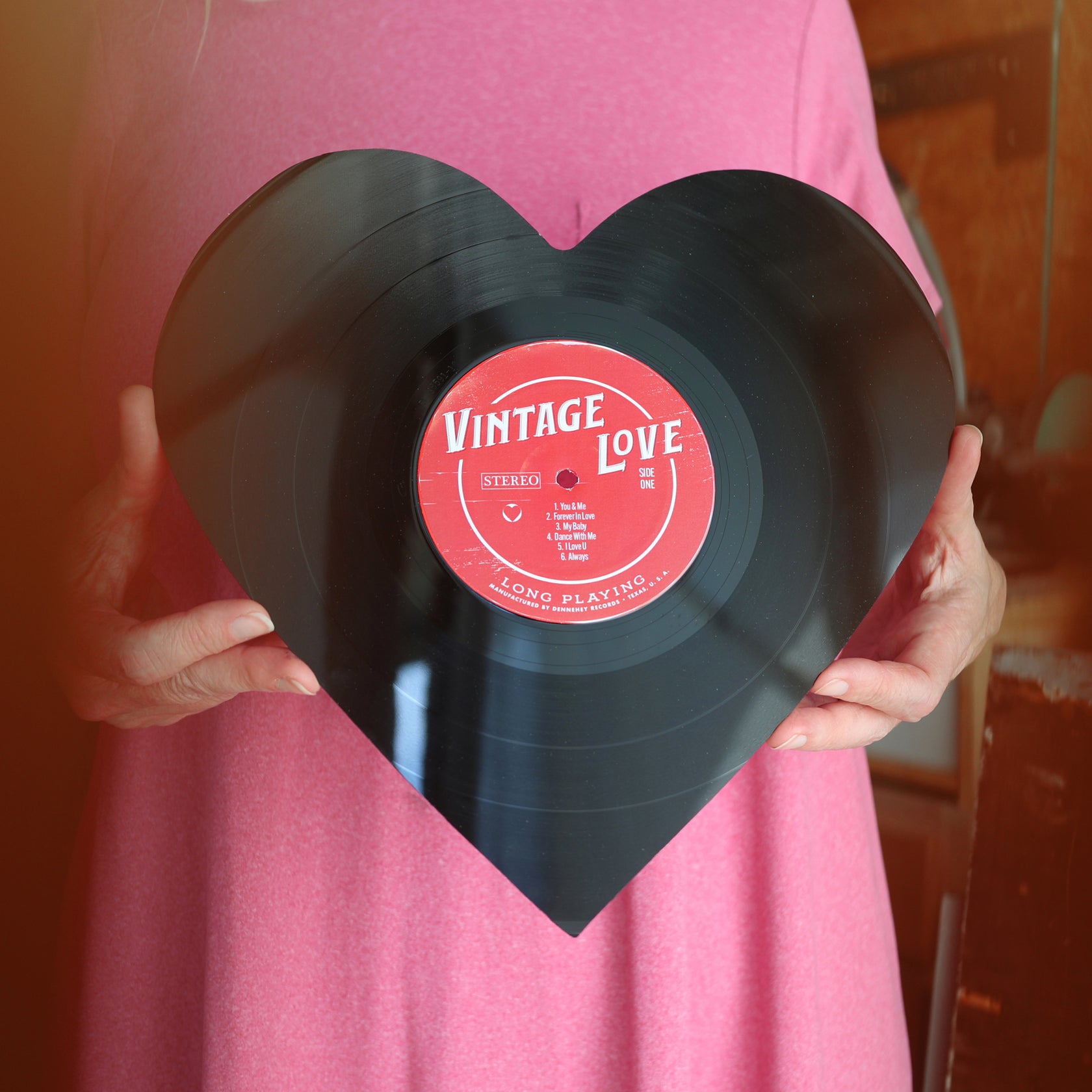 Vintage Vinyl Heart Art – Dennehey Design Co.
