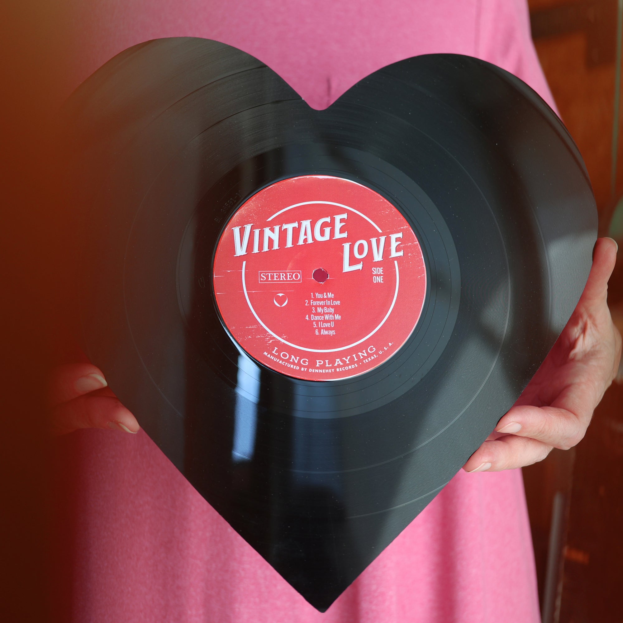 Vintage Vinyl Heart Art – Dennehey Design Co.