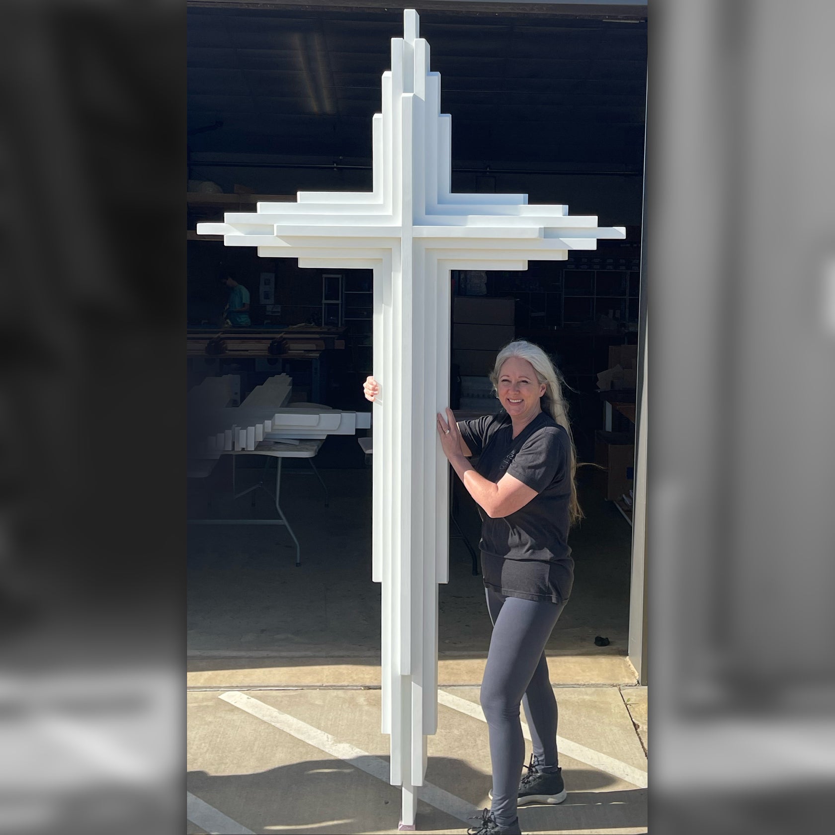 Large Wooden Church Cross – Dennehey Design Co.