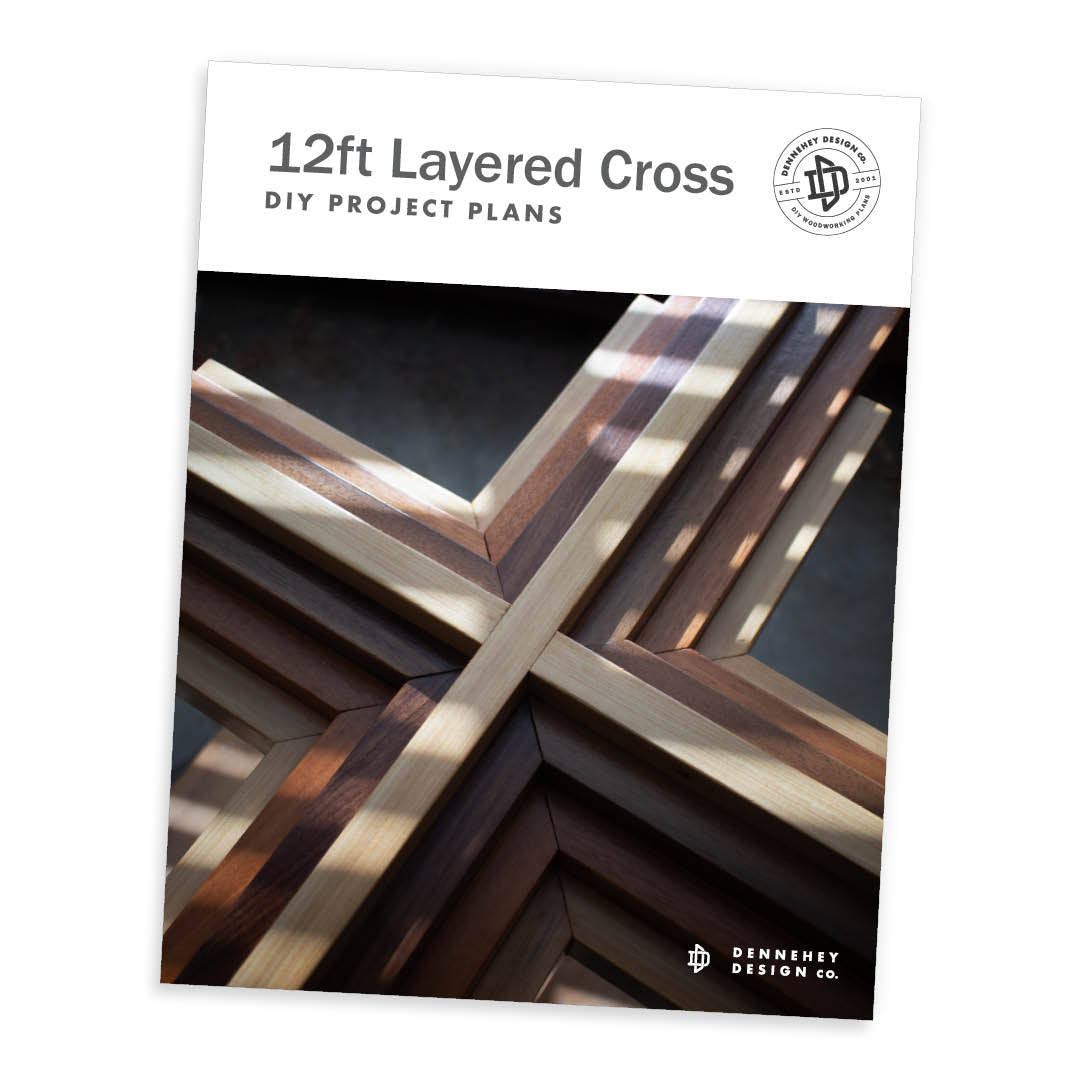 Twelve-Foot-Tall DIY Wooden Cross Plans – Dennehey Design Co.