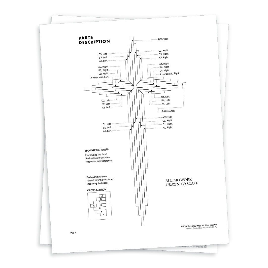Eight-Foot-Tall DIY Wooden Cross Plans – Dennehey Design Co.