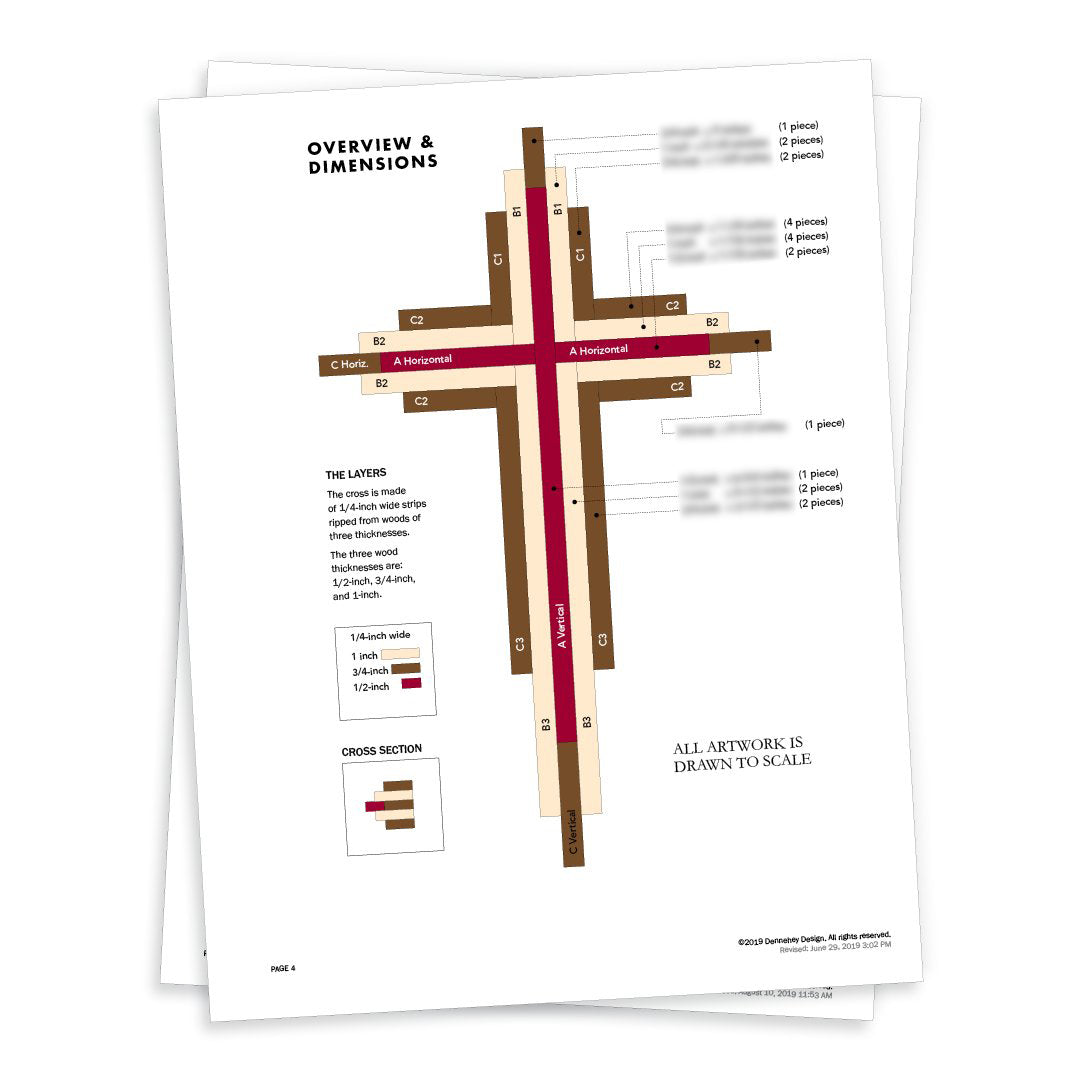 DIY Small Wood Cross Plans – Dennehey Design Co.