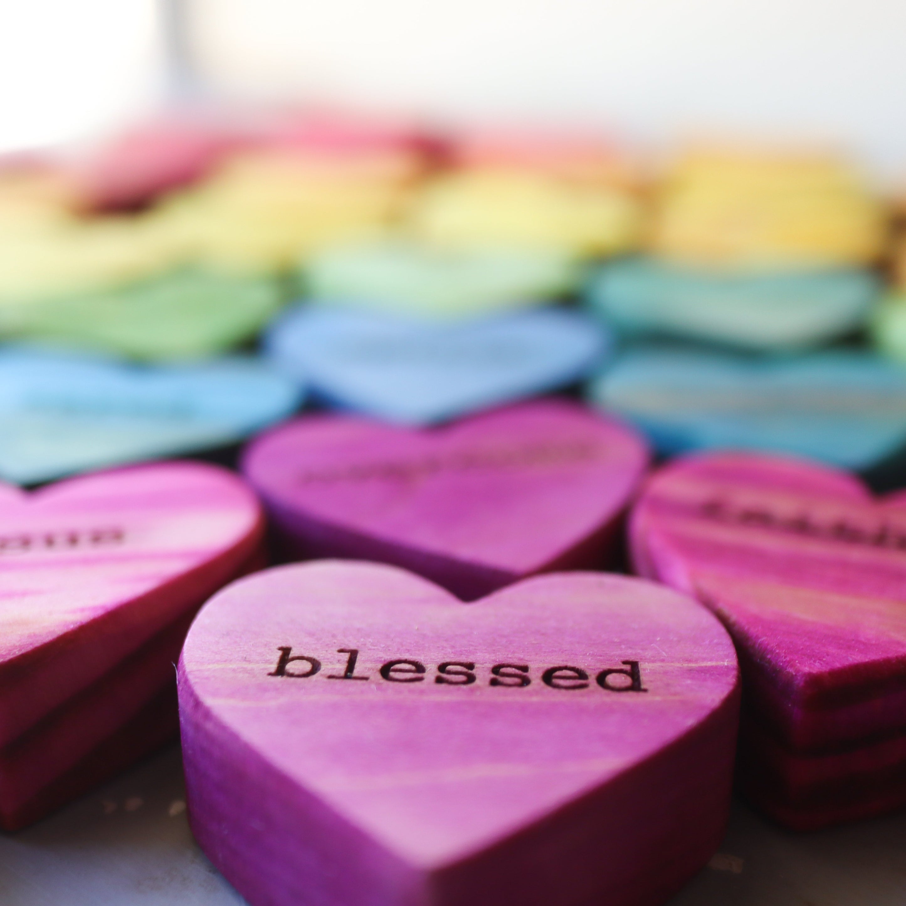 Custom Inspired Words Hearts – Dennehey Design Co.