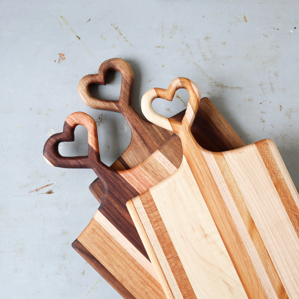 Heart-Handled Serving Boards – Dennehey Design Co.