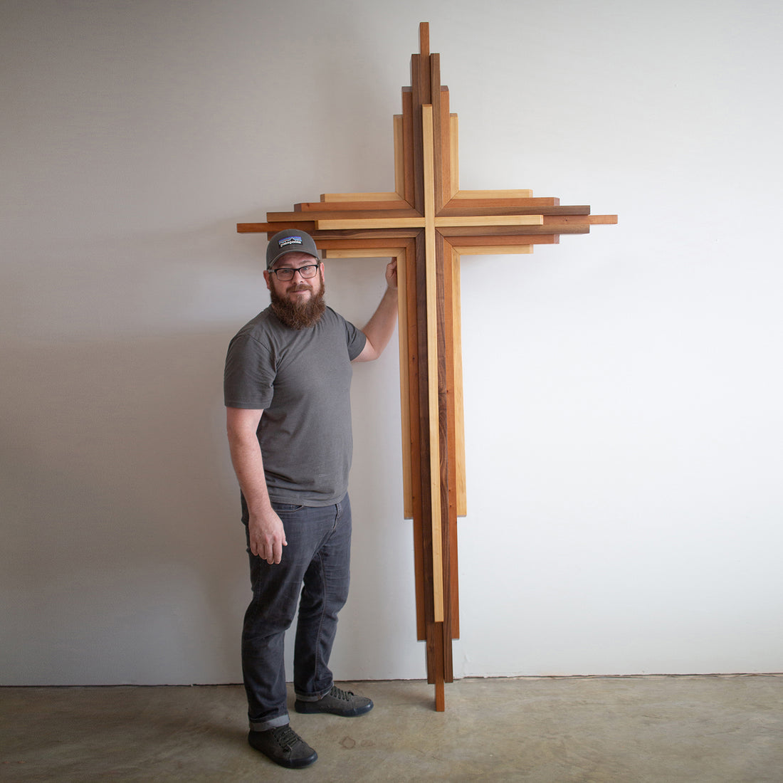 Large Wooden Church Cross – Dennehey Design Co.