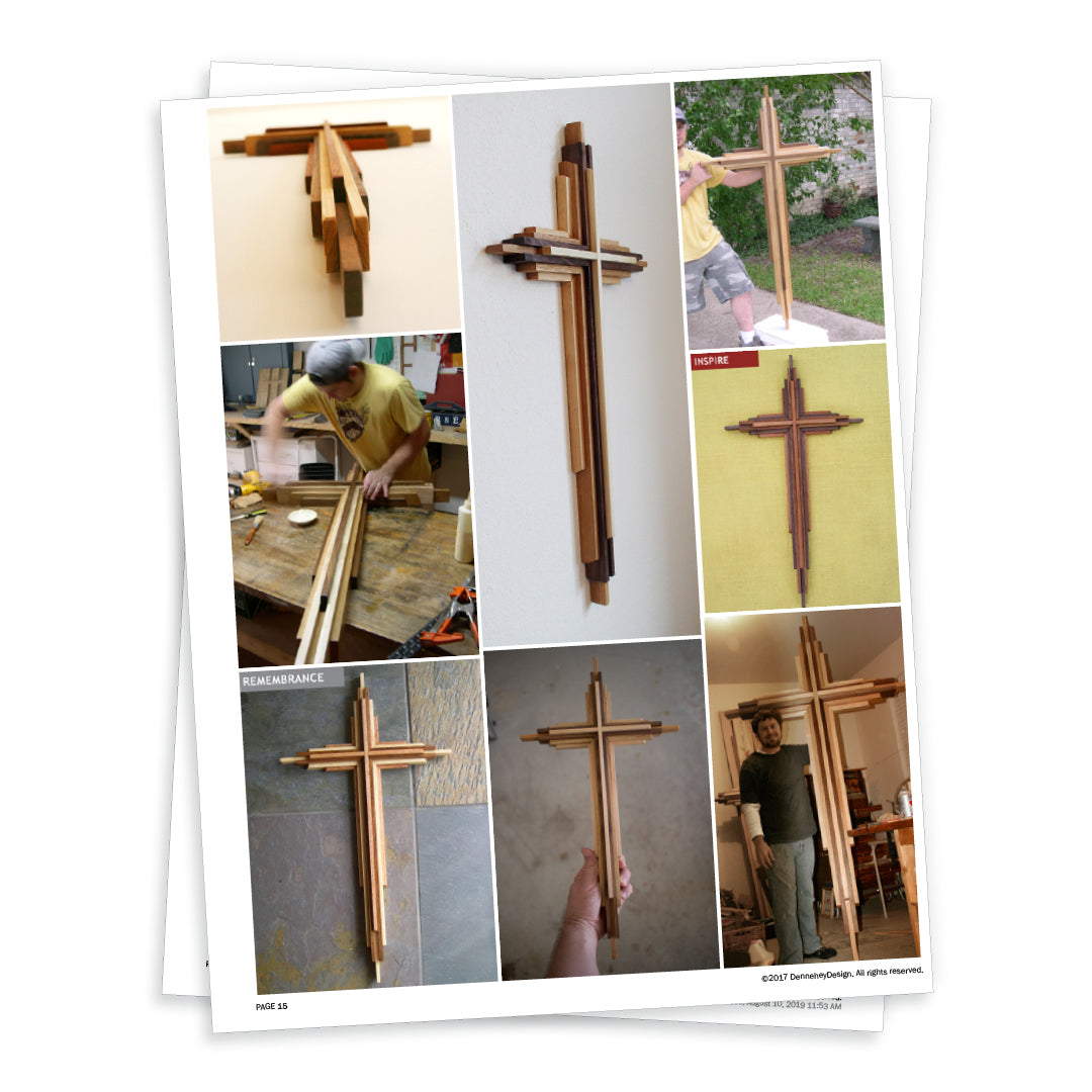 DIY Wooden Cross Plans, 20-inches tall – Dennehey Design Co.
