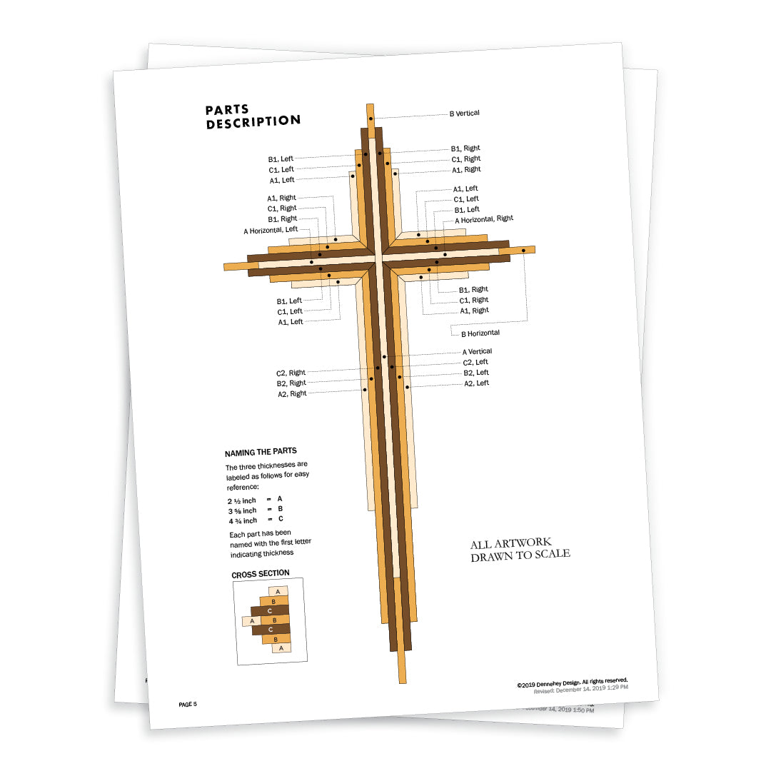 Six-Foot-Tall DIY Wooden Cross Plans – Dennehey Design Co.