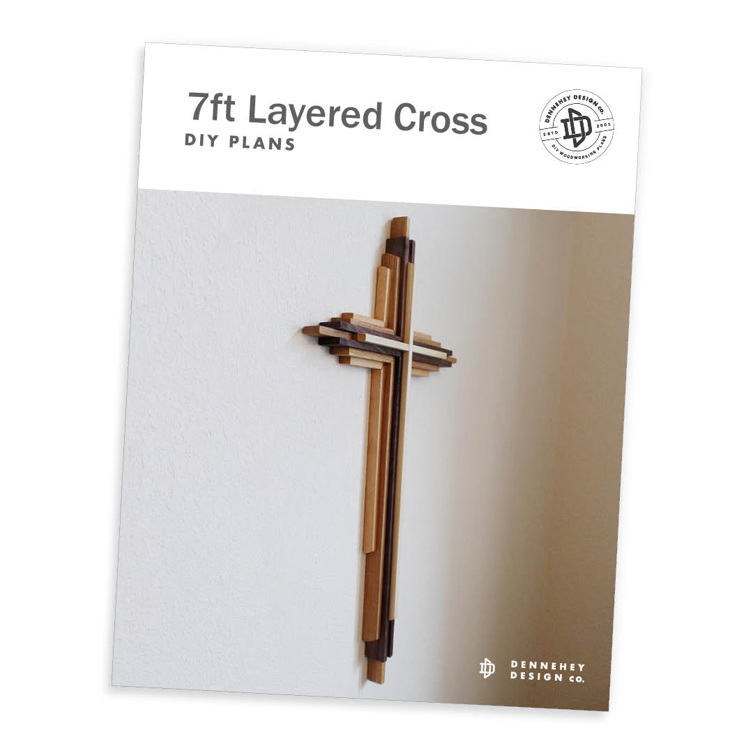 Seven-Foot-Tall DIY Wooden Cross Plans – Dennehey Design Co.