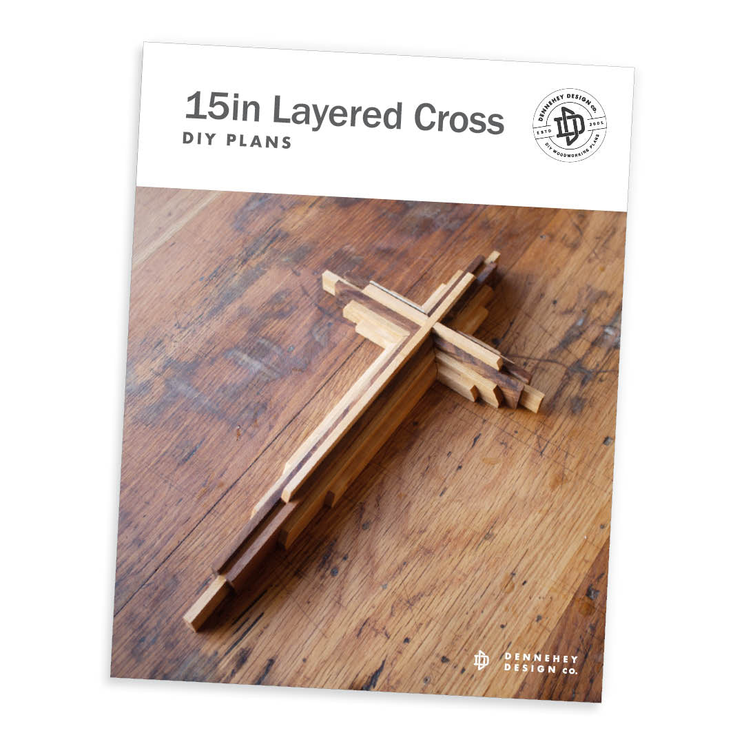 15-inch Layered Cross DIY Cross Plans – Dennehey Design Co.