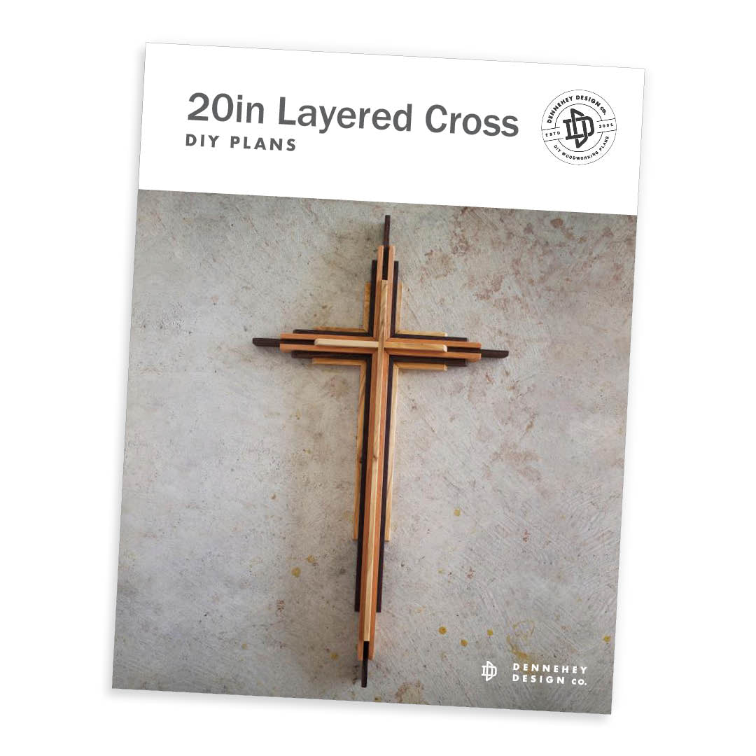 DIY Wooden Cross Plans, 20-inches tall – Dennehey Design Co.