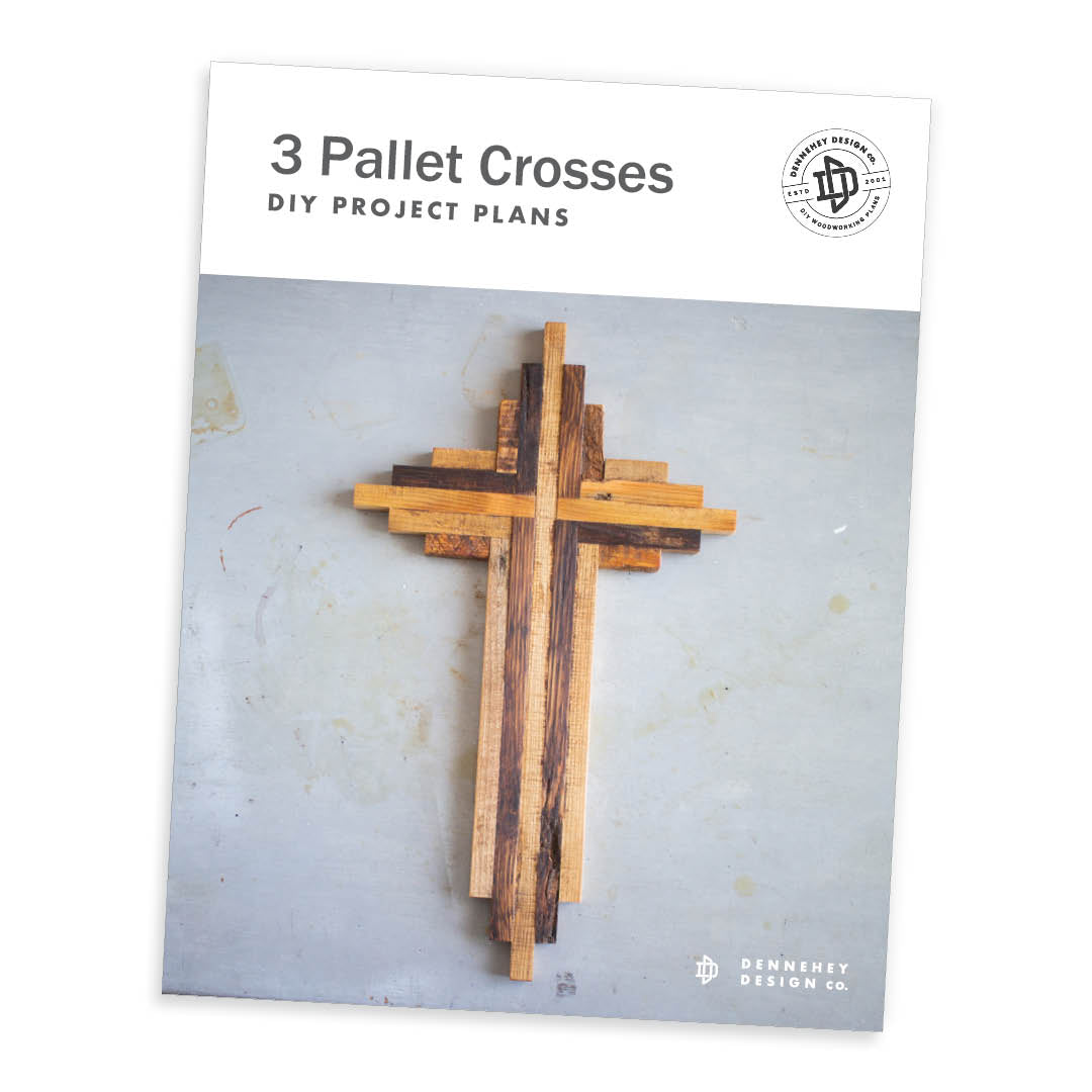 Pallet Wood Cross Project Plans | Set of 3 – Dennehey Design Co.