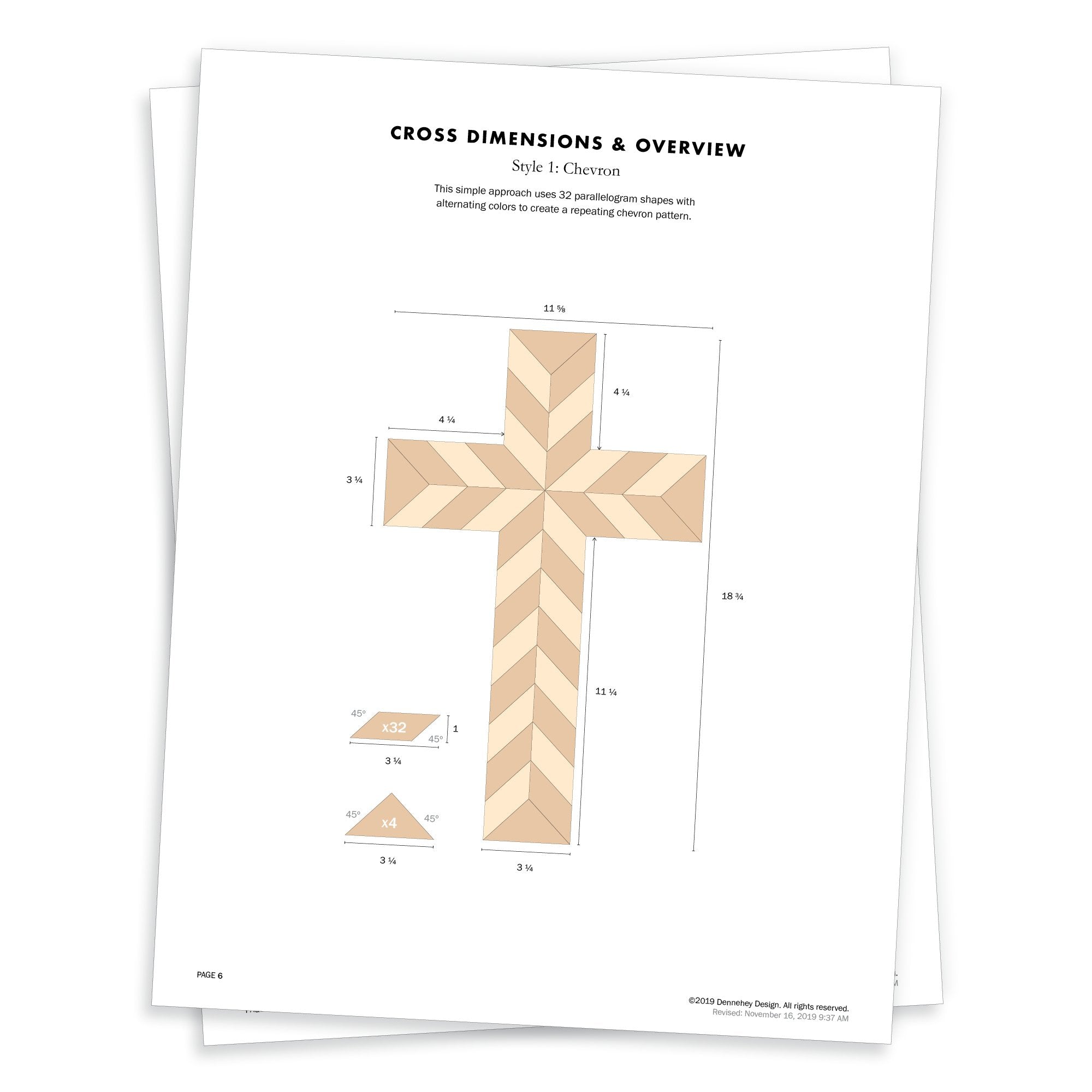 Quilted Cross Patterns & DIY Plans – Dennehey Design Co.