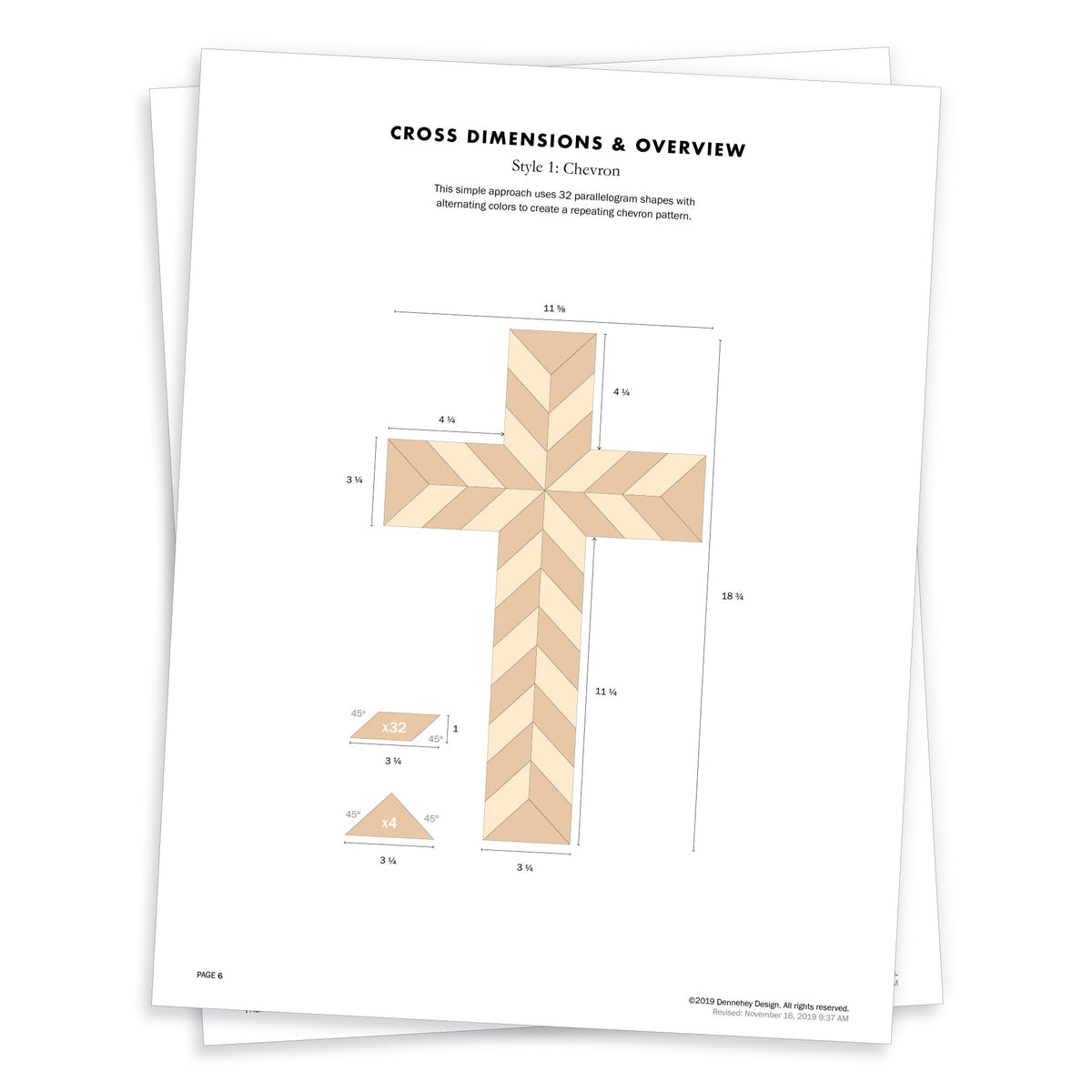 Quilted Cross Patterns & DIY Plans – Dennehey Design Co.