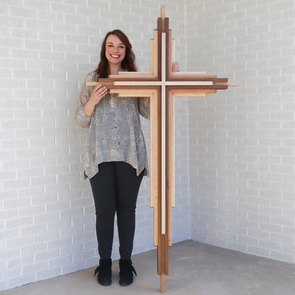 Large Wooden Church Cross – Dennehey Design Co.