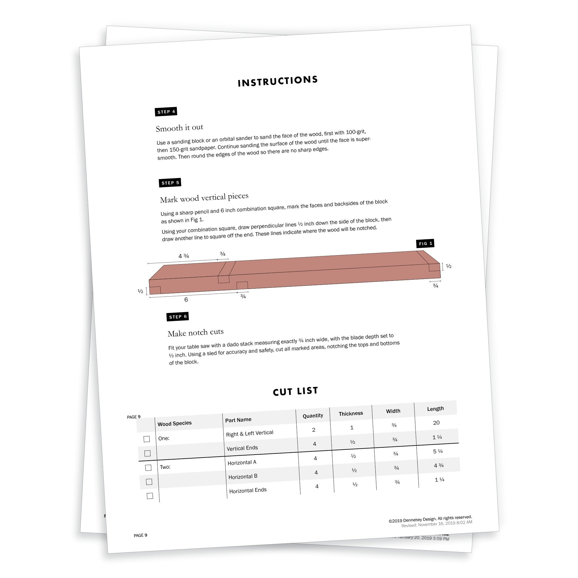 The Unity Cross Project Plans – Dennehey Design Co.