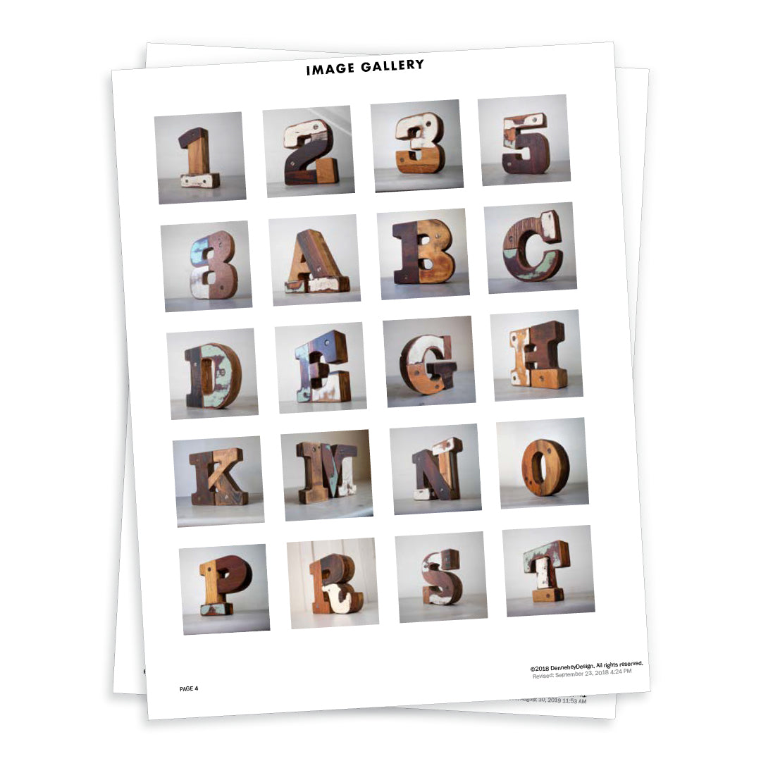 Wood Type DIY Plans and Templates – Dennehey Design Co.